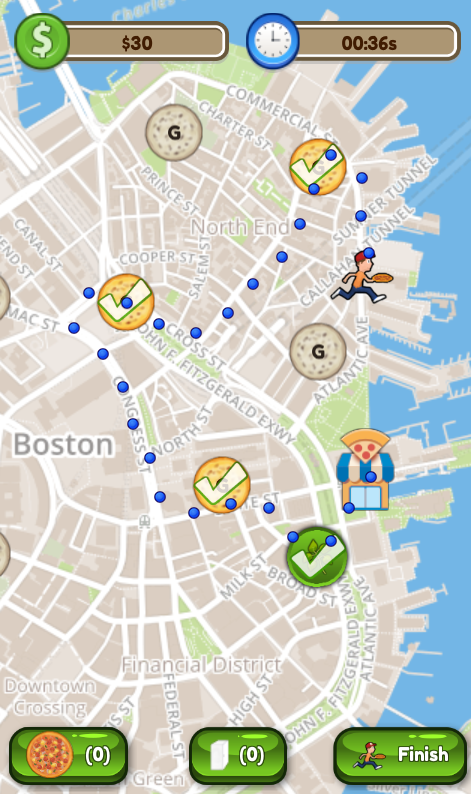 Pizza Runner Fitness Game | Get fit delivering virtual pizzas!